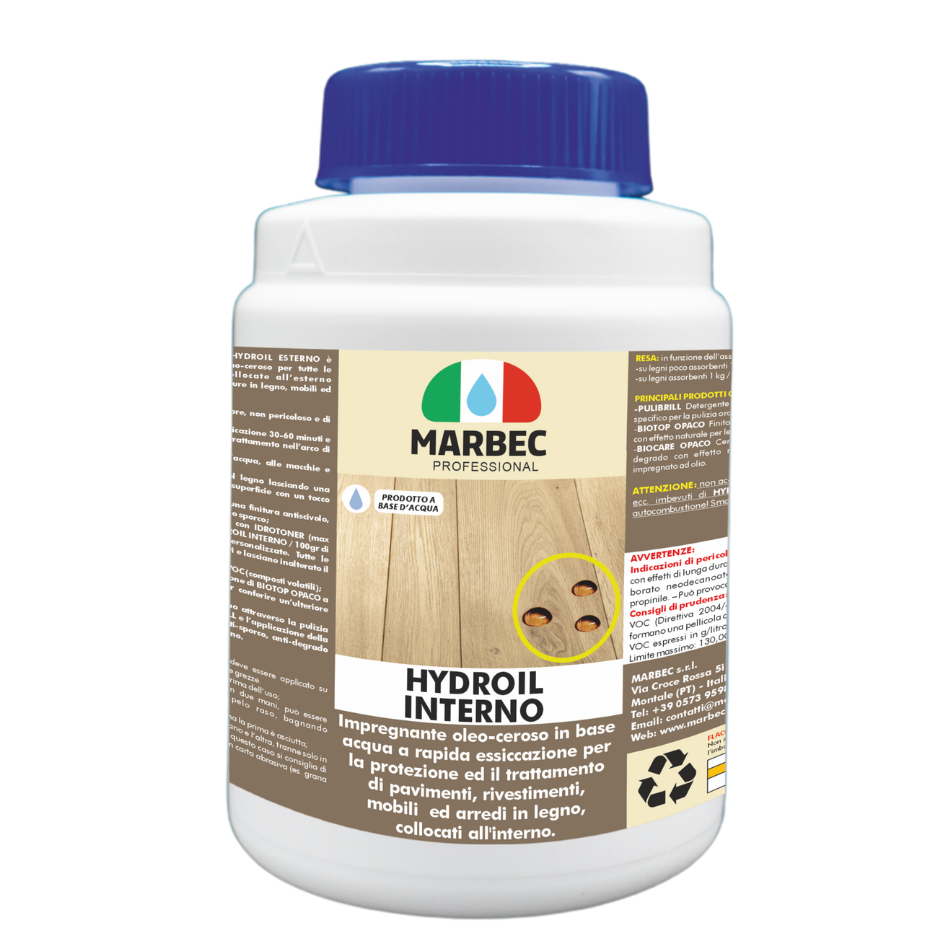 Imprägniermittel für Holz HYDROIL INTERNO | MARBEC
